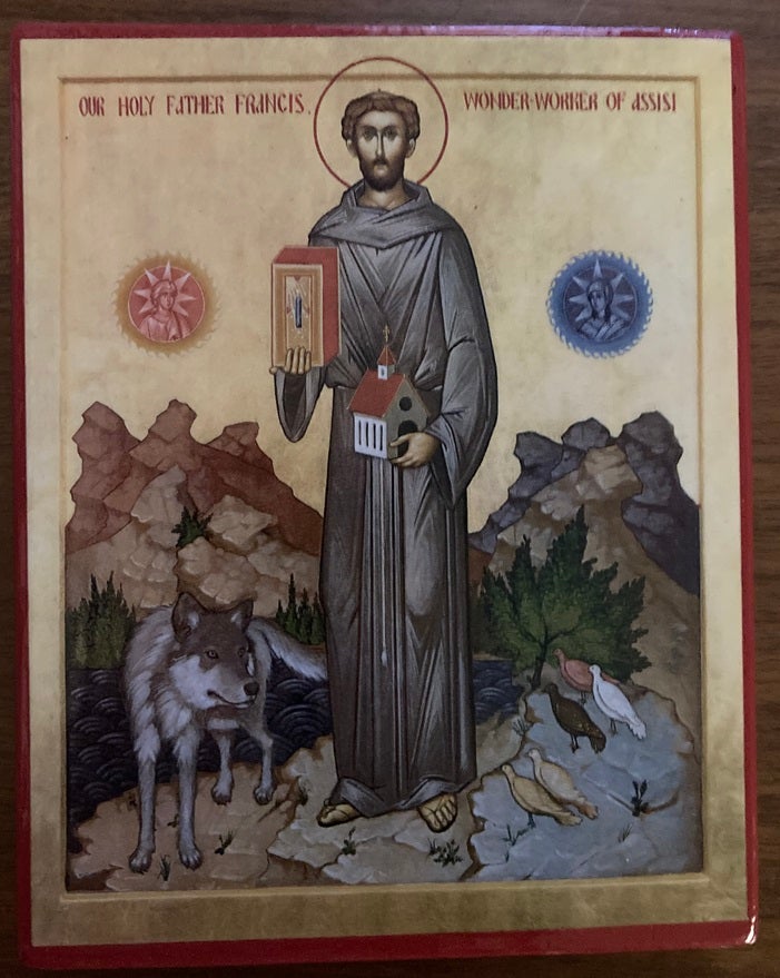 Saint Francis of Assisi - icon | Welcome to the Monks' Gift Shop